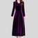Robe Velours Violet | Velours Côtelé